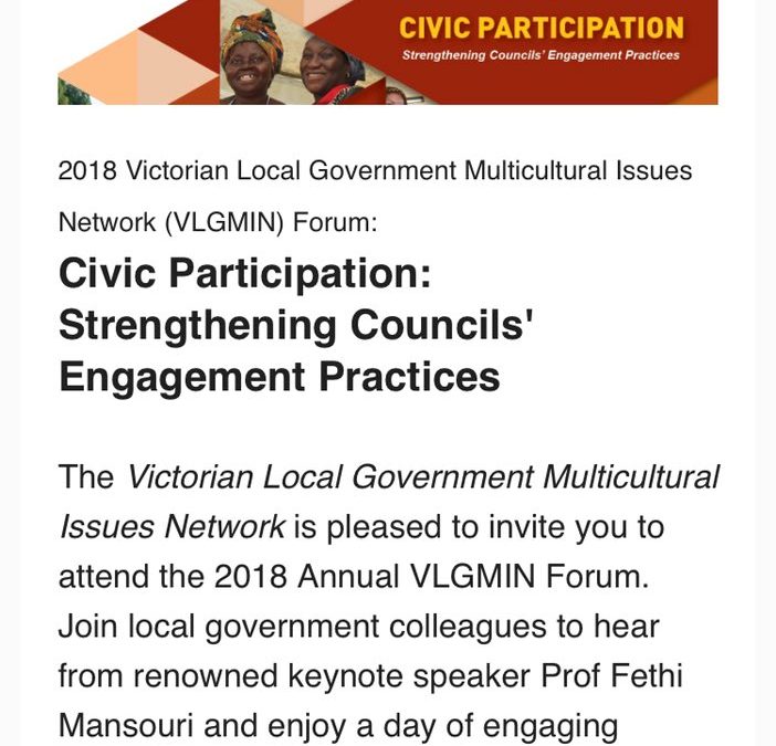 Event: 2018 Victorian Local Government Multicultural Issues Network ...